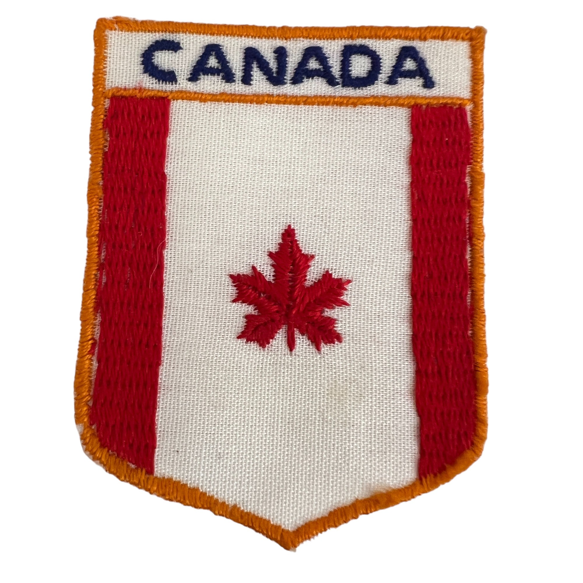 Vintage Canada National Flag Canadian Souvenir Sew On Embroidered Patc ...